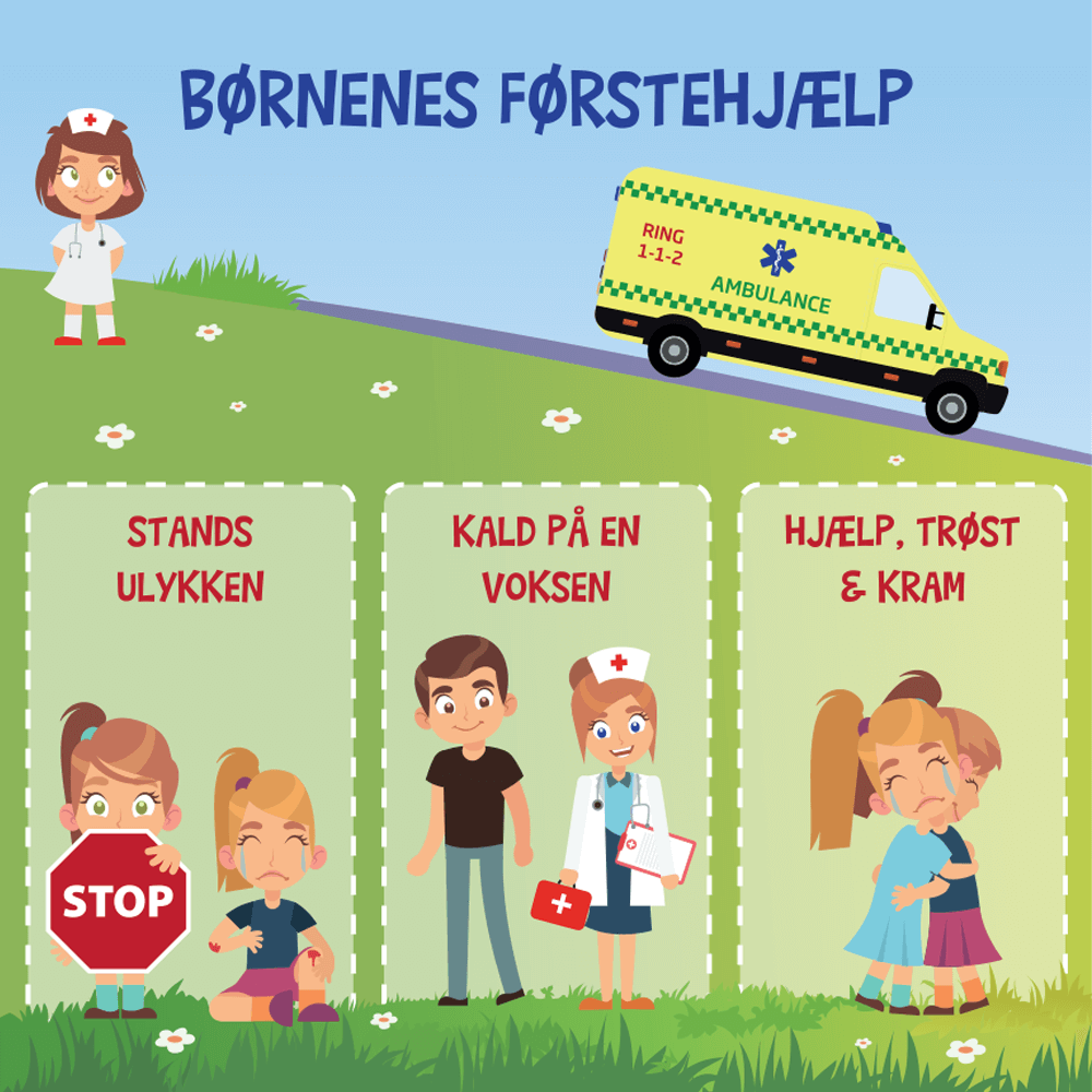 Læringstavle - Børnenes førstehjælp | EXAKT